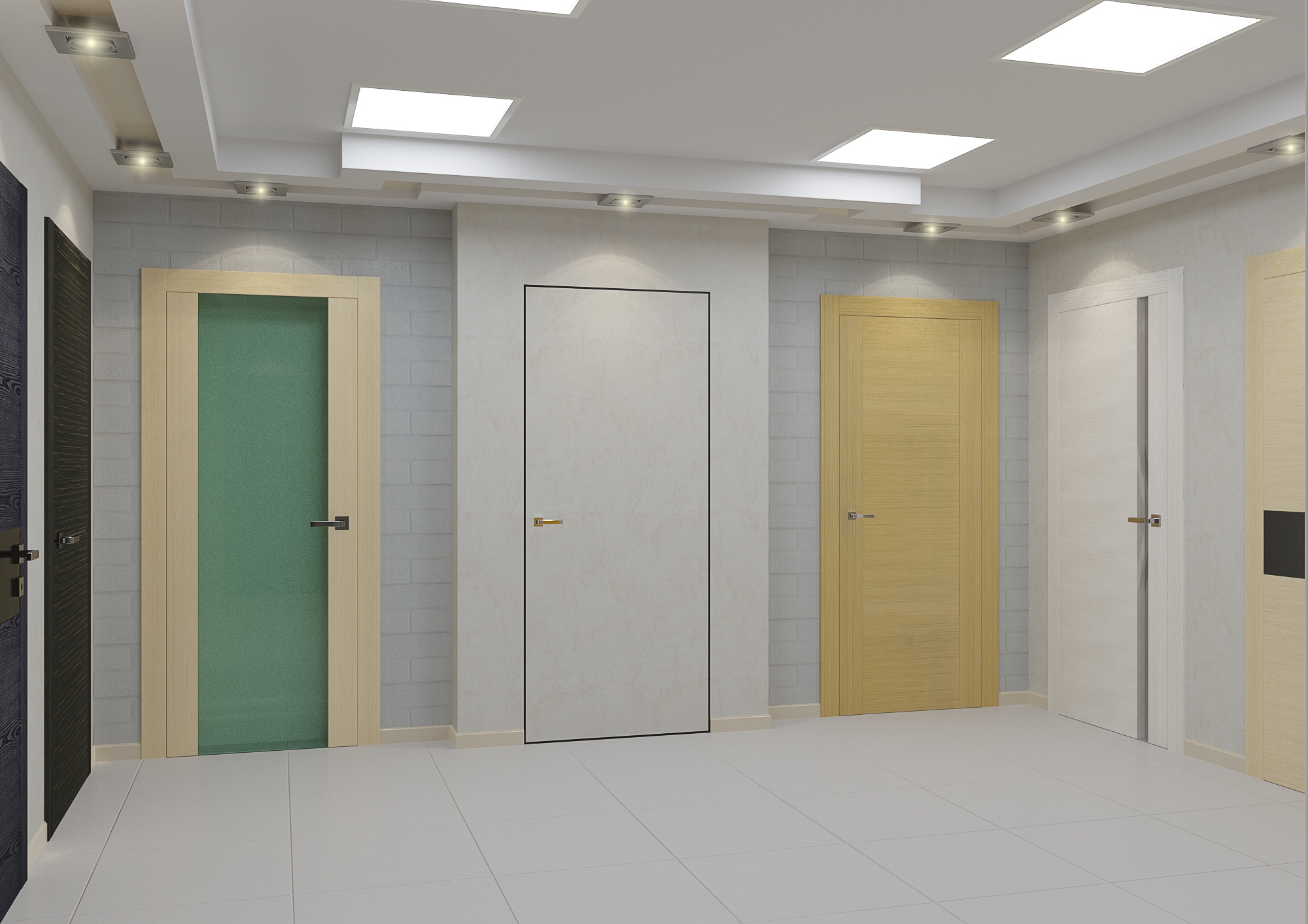 3d visualization Interior doors | 3dlancer.net