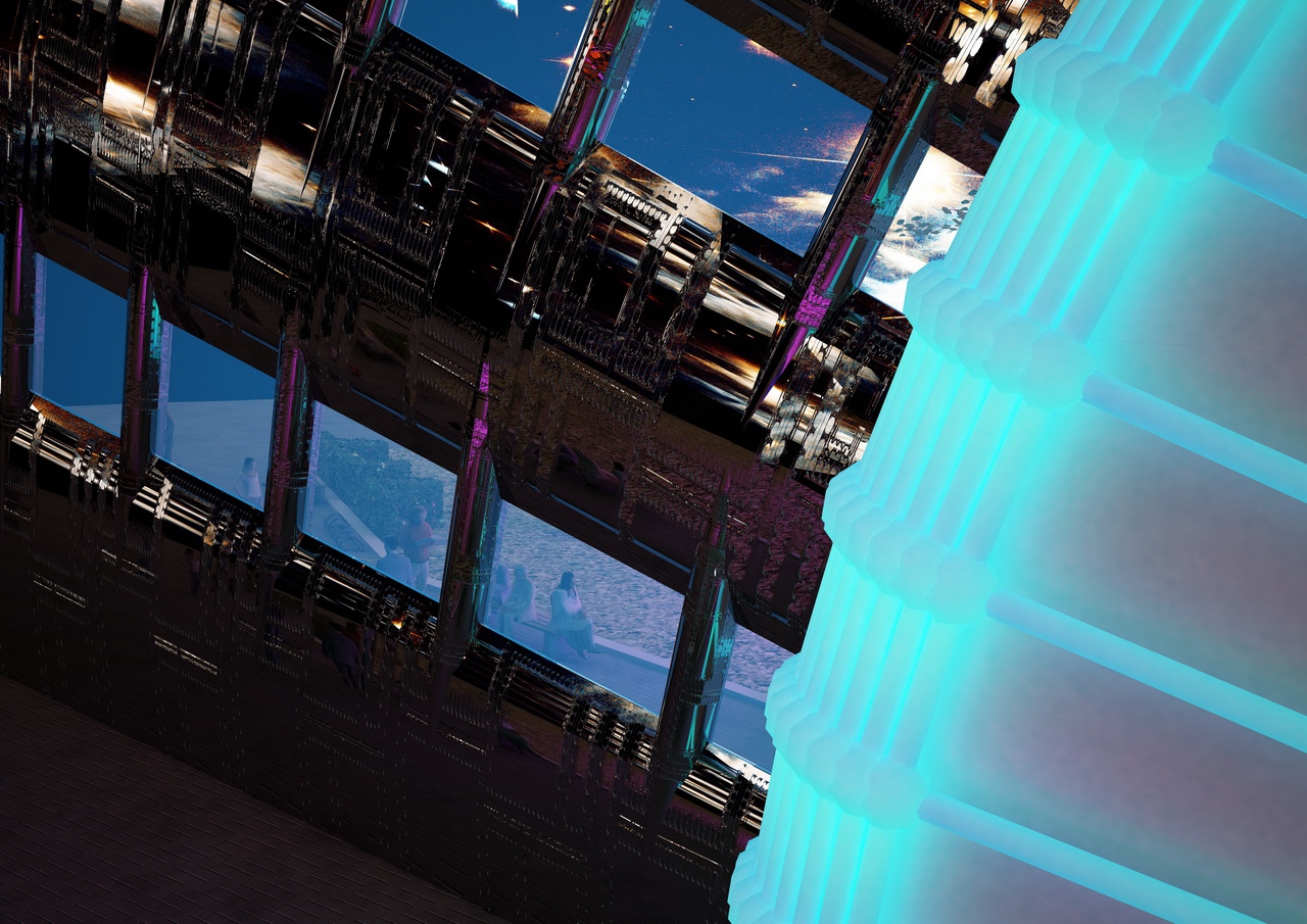 3d visualization UFO museum project for "A Folly for London" | 3dlancer.net