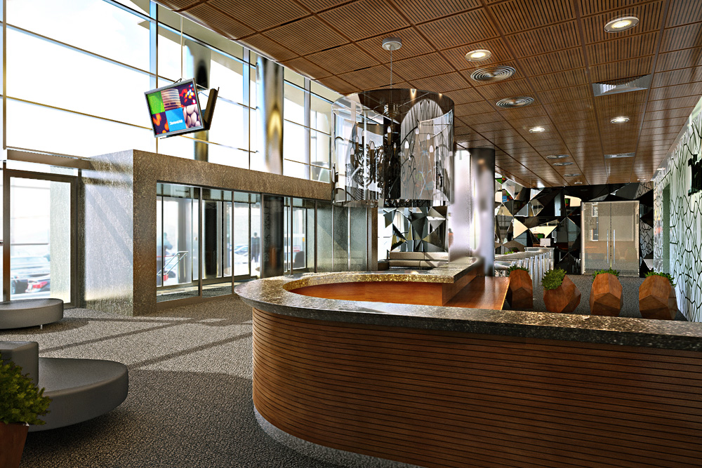 3d visualization Diamond Hall | 3dlancer.net