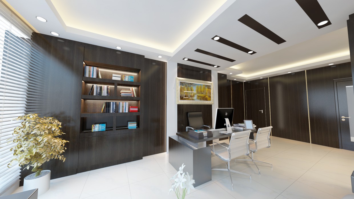 3d visualization Office Design for Engineer | 3dlancer.net