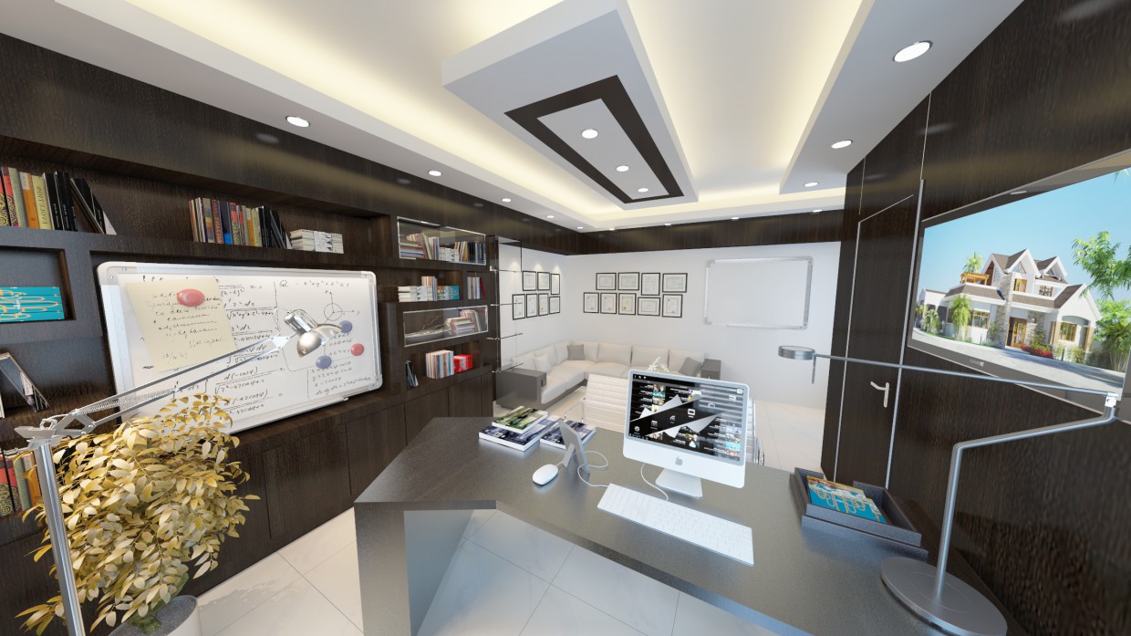 3d visualization Office Design for Engineer | 3dlancer.net