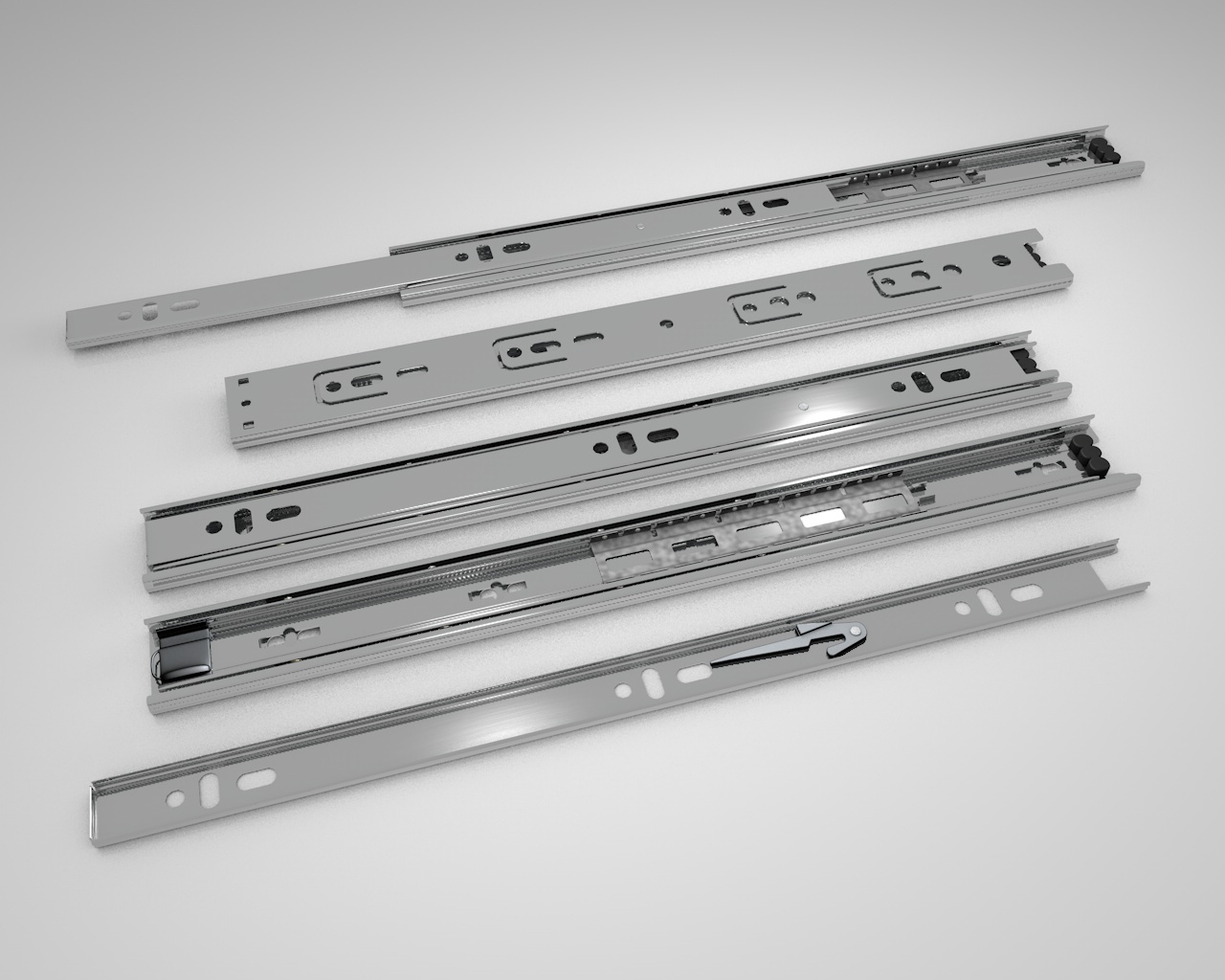 3d visualization Ball bearing slide | 3dlancer.net