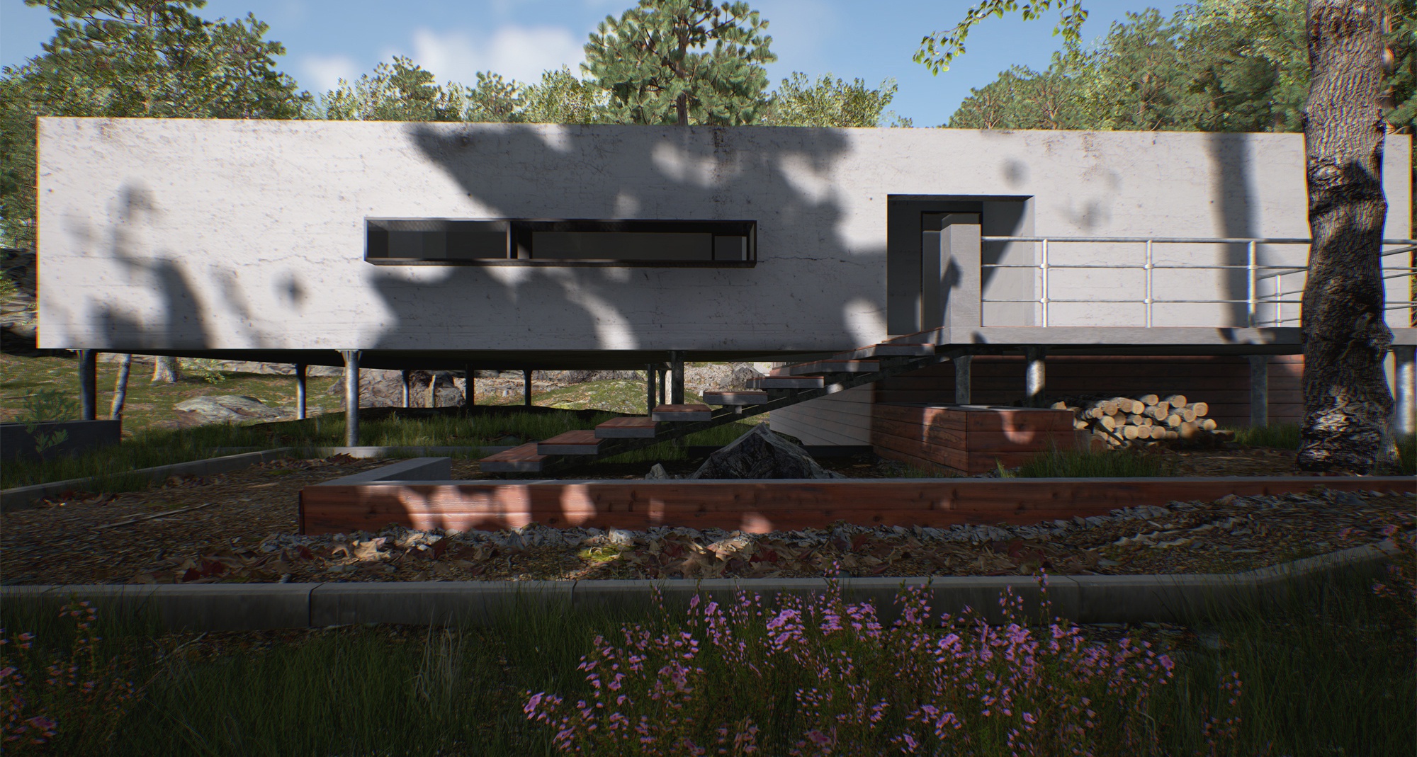 3d visualization the exterior of the unreal engine 4 | 3dlancer.net