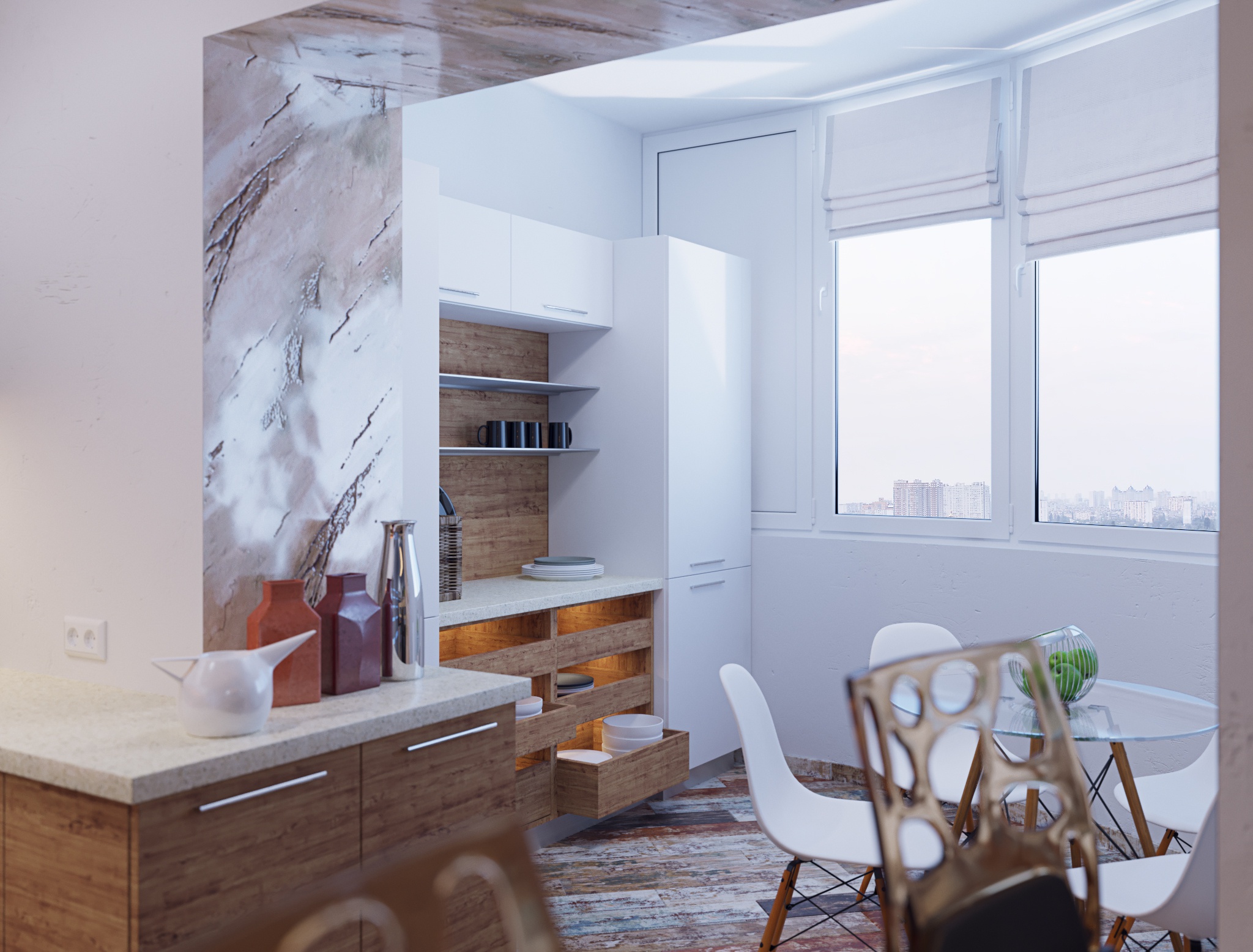 3d visualization kitchen studio | 3dlancer.net