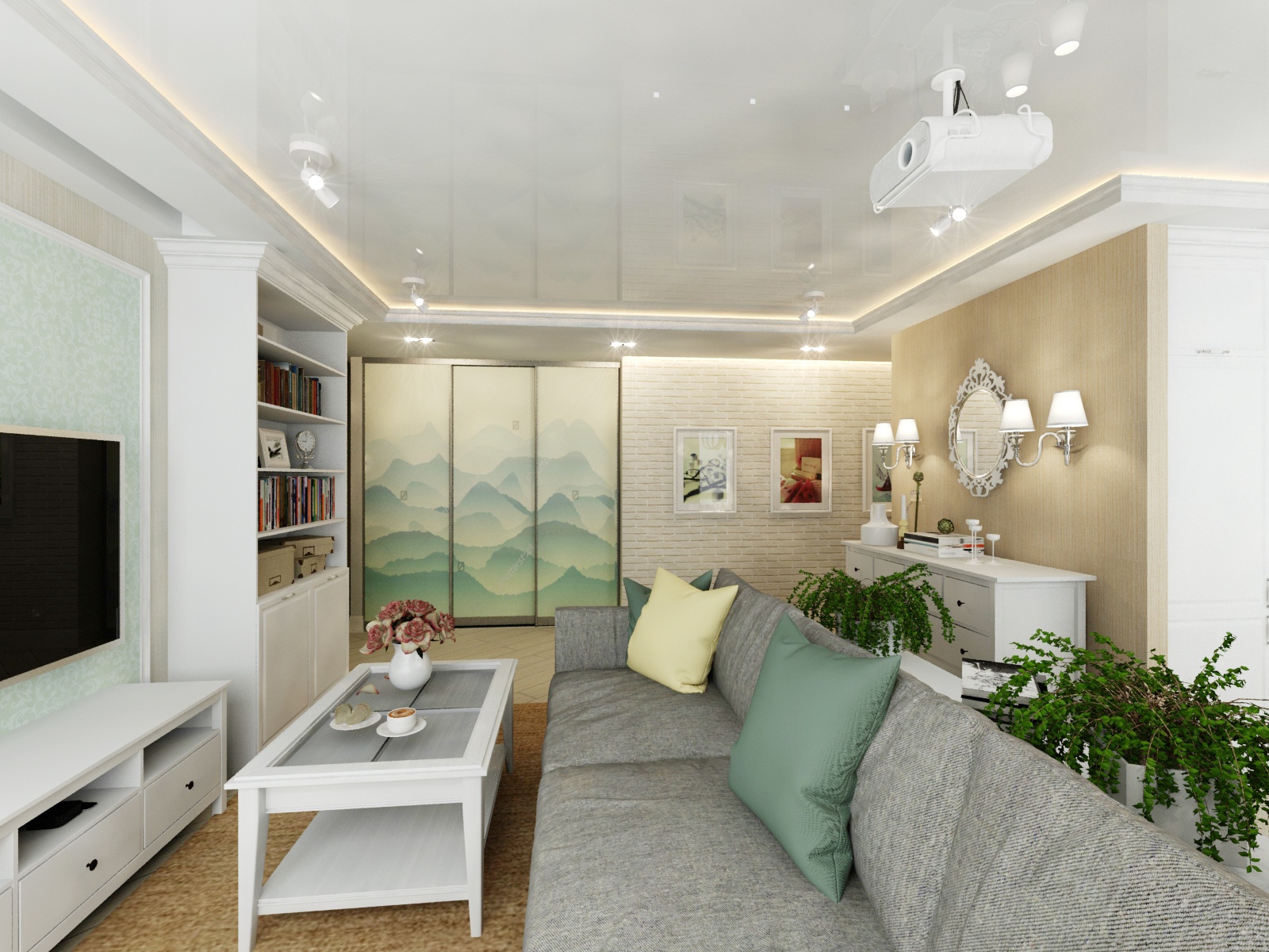 Visualización 3d Espacio sencillo | 3dlancer.net