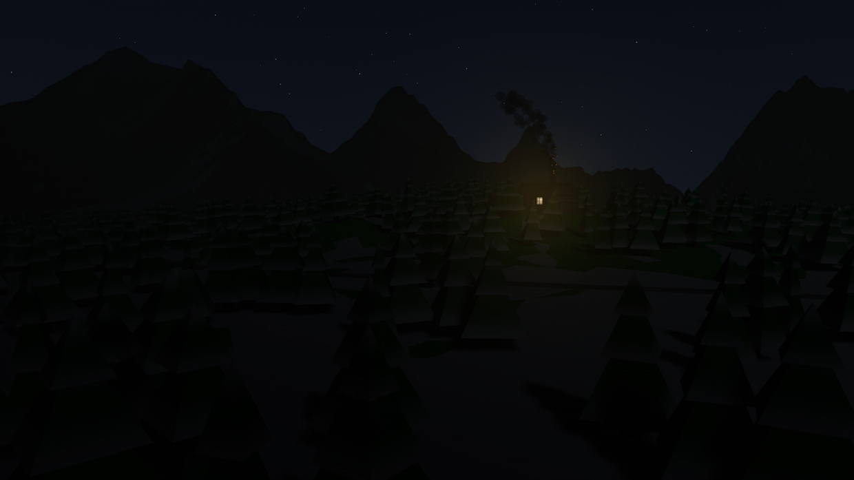 3d visualization Low Poly - Snow Forest | 3dlancer.net