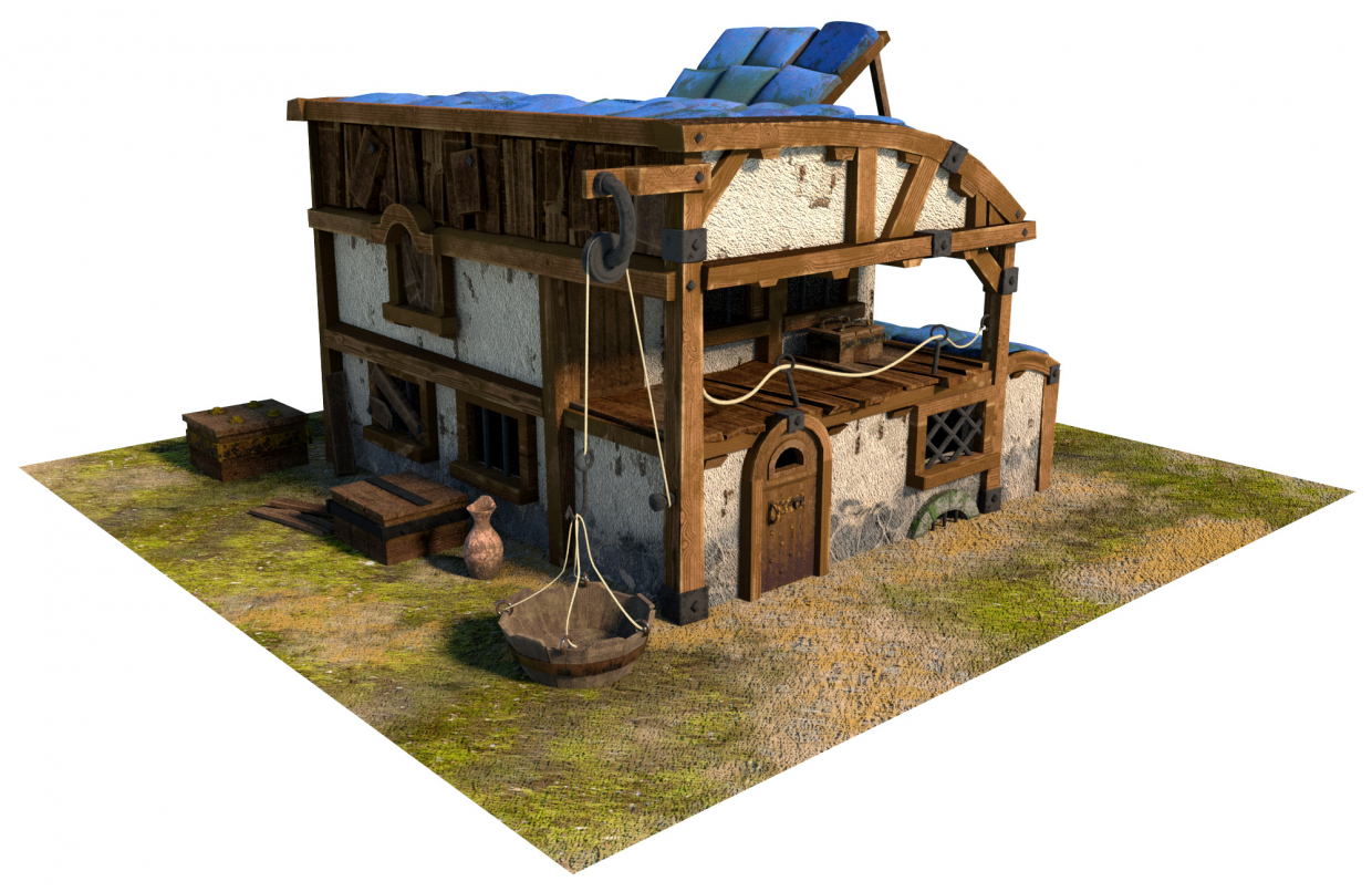 3d visualization Harbor House | 3dlancer.net