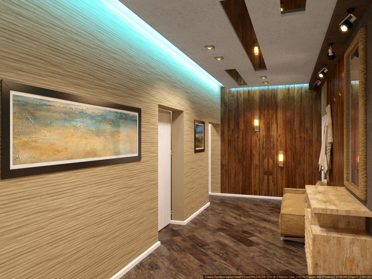 Visualisation 3D Corridor | 3dlancer.net