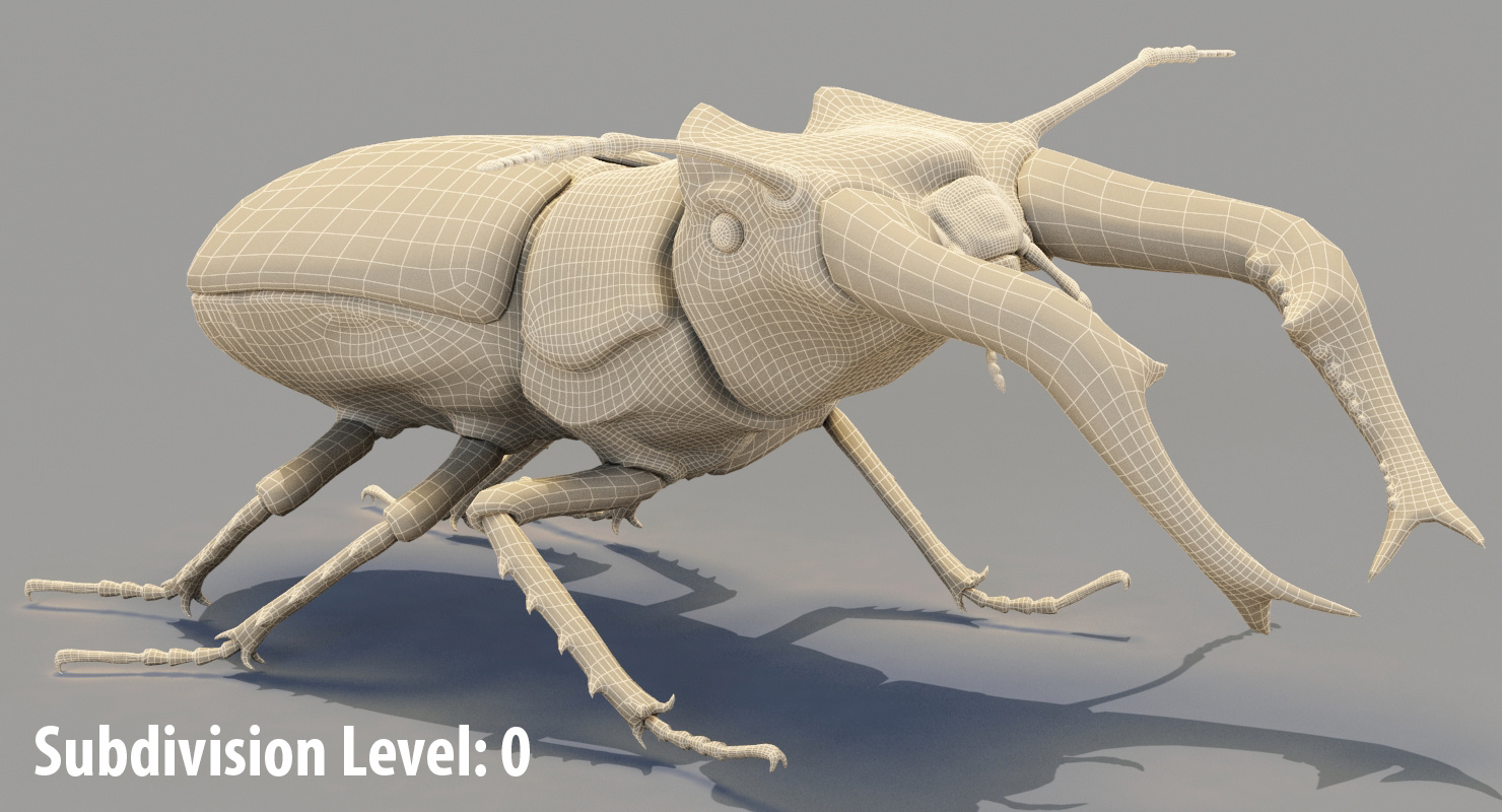 3d visualization Lucanus Cervus 3D model | 3dlancer.net