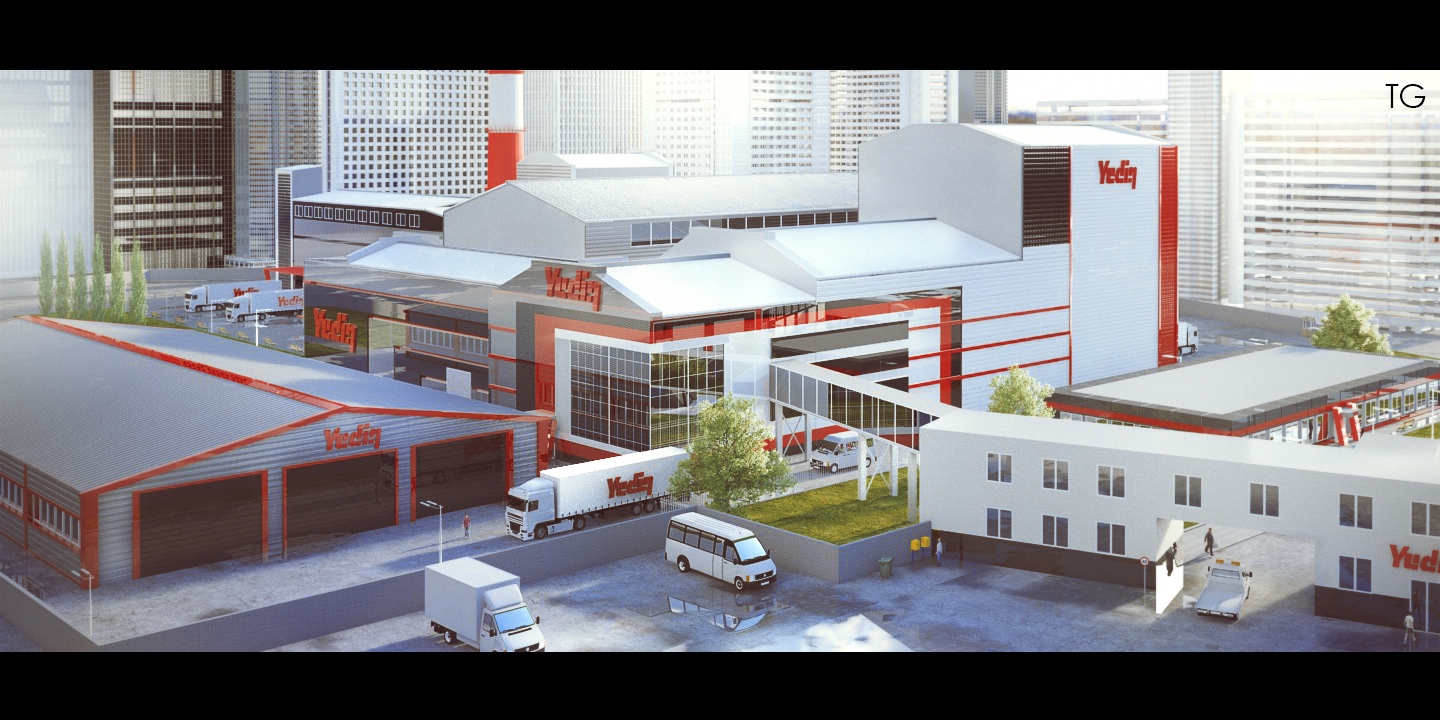 3d visualization Factory | 3dlancer.net