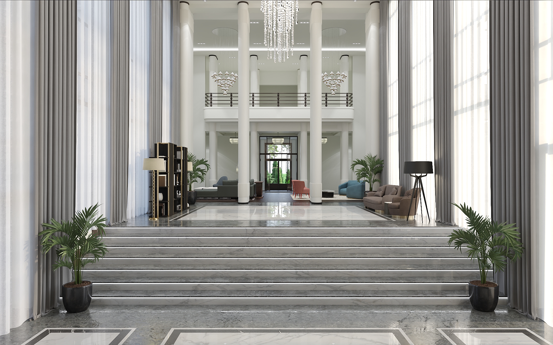 3d visualization Entry group.. | 3dlancer.net