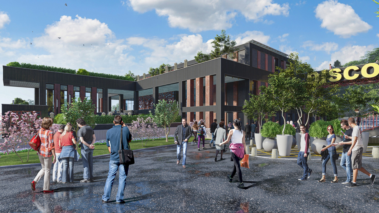 3d visualization Entertainment club complex (concept) | 3dlancer.net