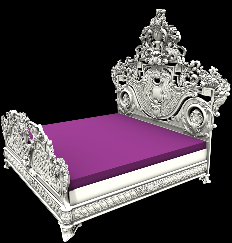 3d visualization Bed EMPRESS | 3dlancer.net