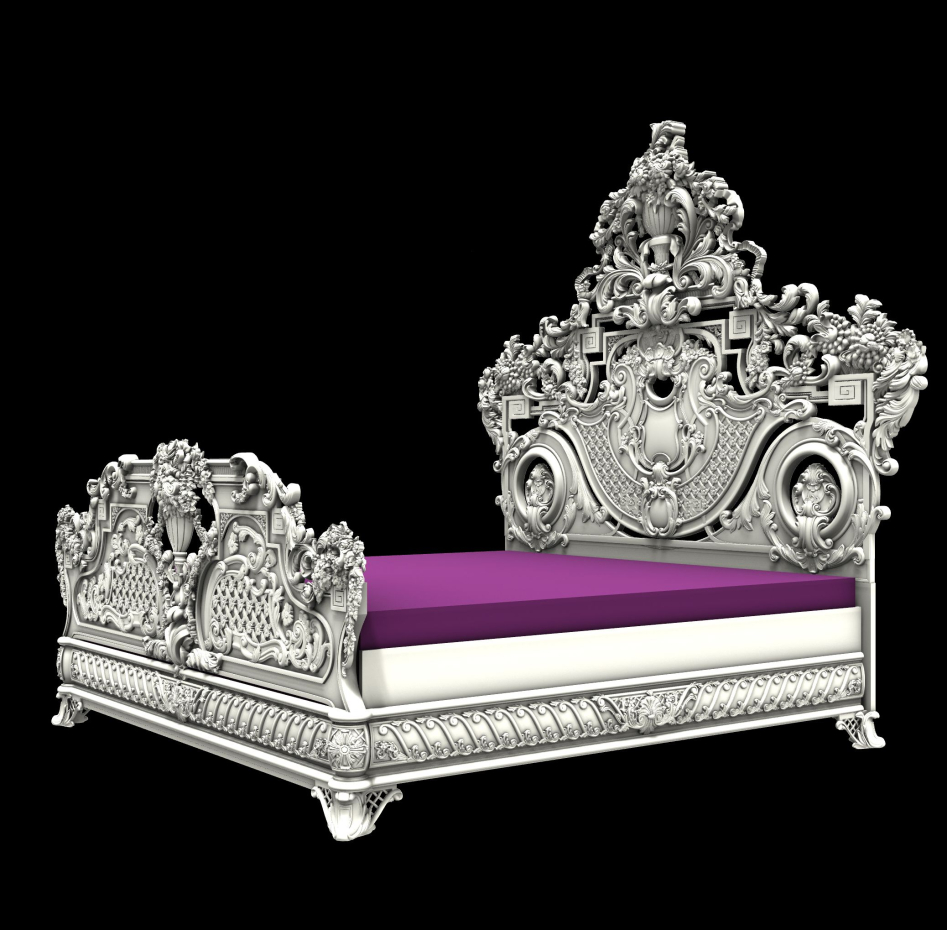 3d visualization Bed EMPRESS | 3dlancer.net