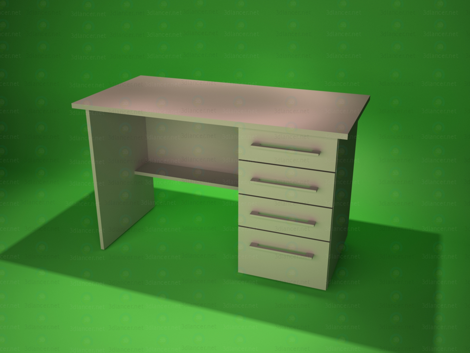 3d model Desk with drawers | 11102 | 3dlancer.net