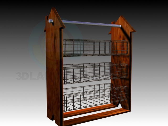 3d model Kitchen Rack | 10108 | 3dlancer.net