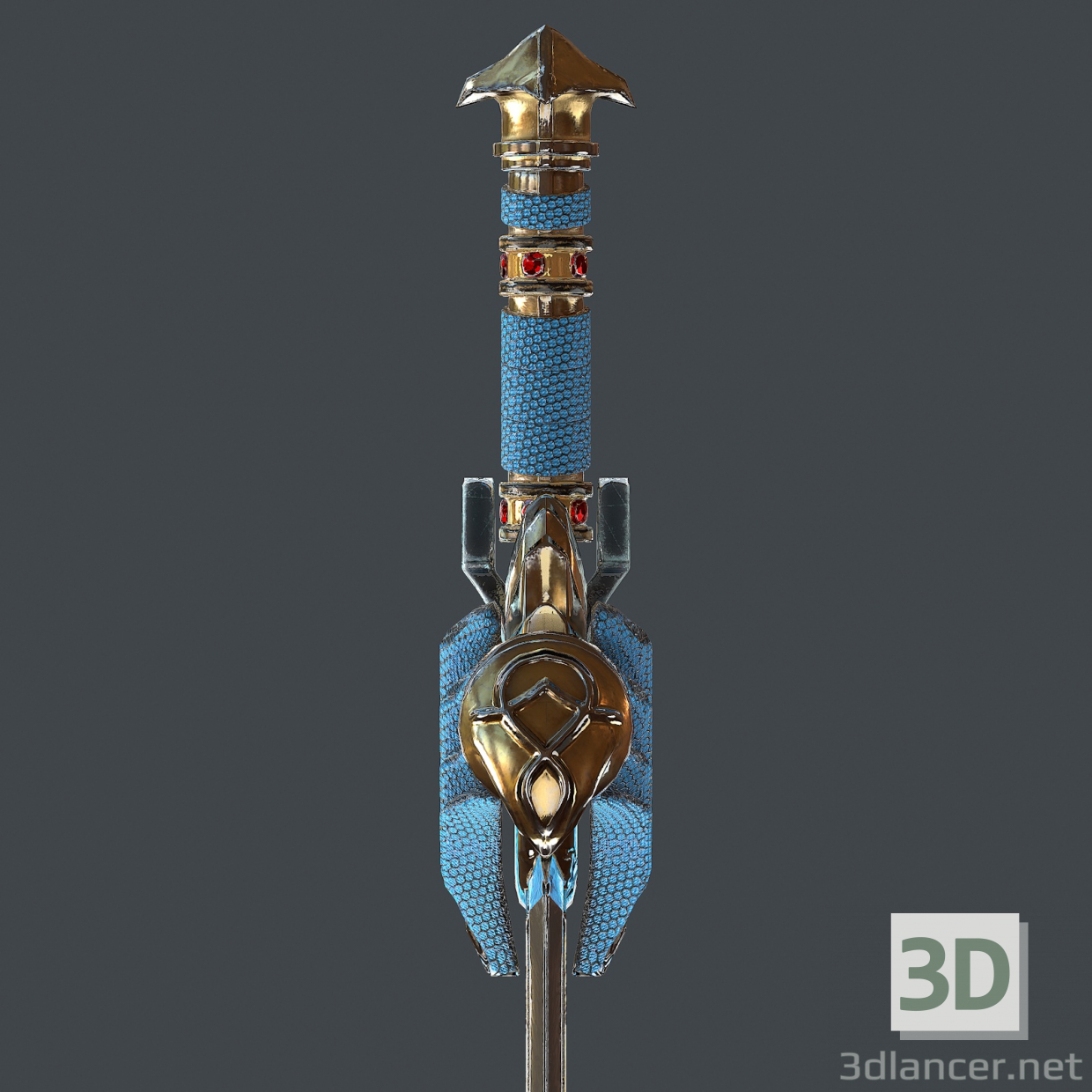 3d model Fantasy sword 25 with scabbard 3d model | 55108 | 3dlancer.net