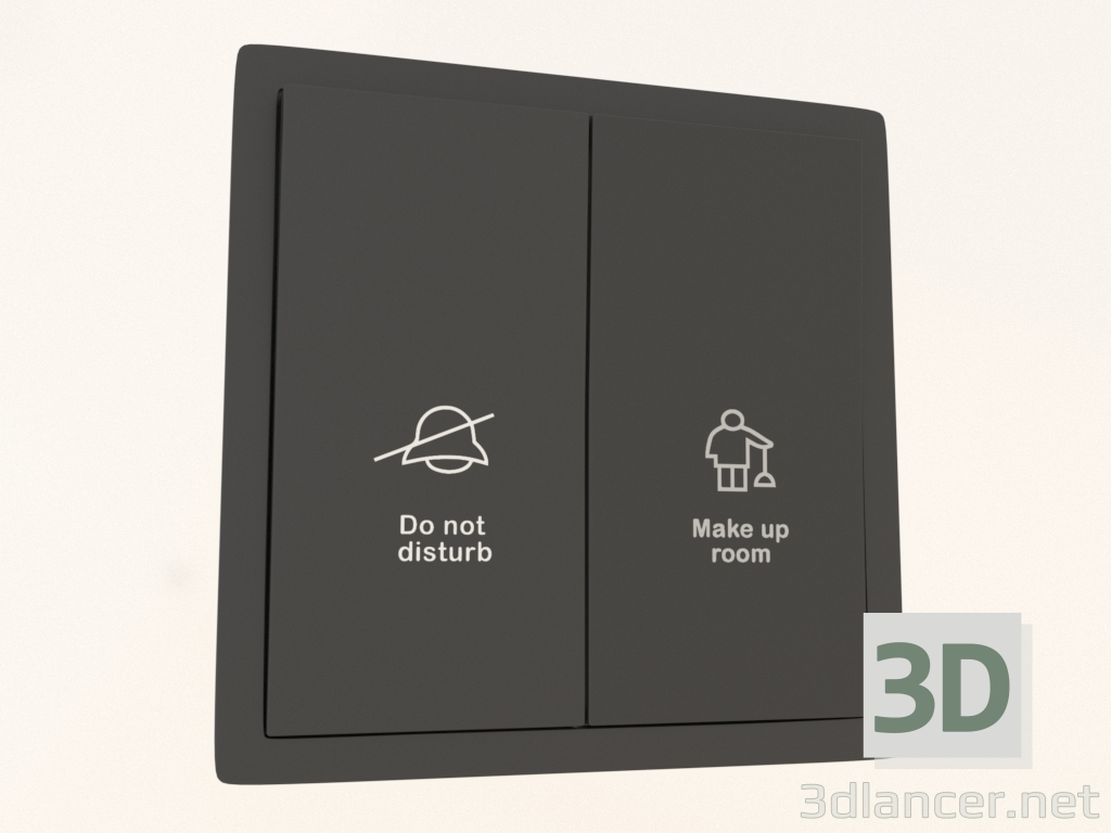 3d model Switch with DND symbols; MUR (Black, DA88828) R98 | 103011 ...