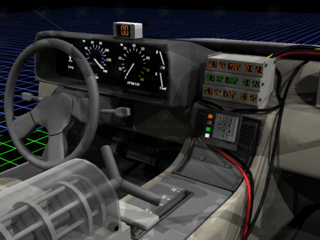 3d model DeLorean Time Machine | 12111 | 3dlancer.net