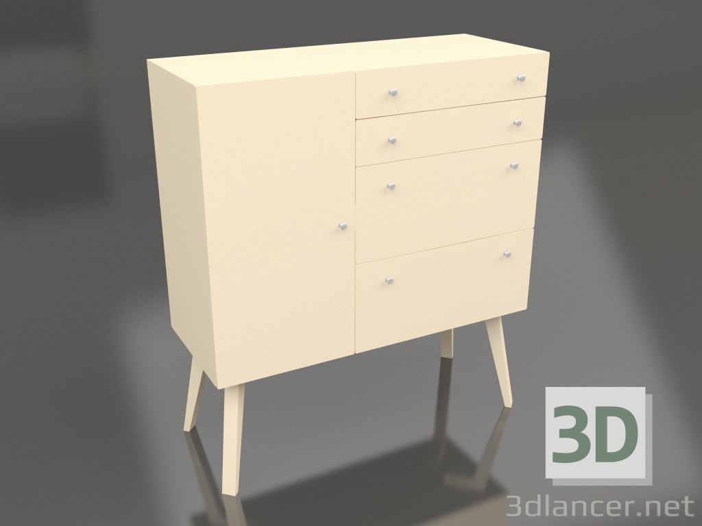 3d model Big Lutreola chest of drawers (option 7) | 108113 | 3dlancer.net
