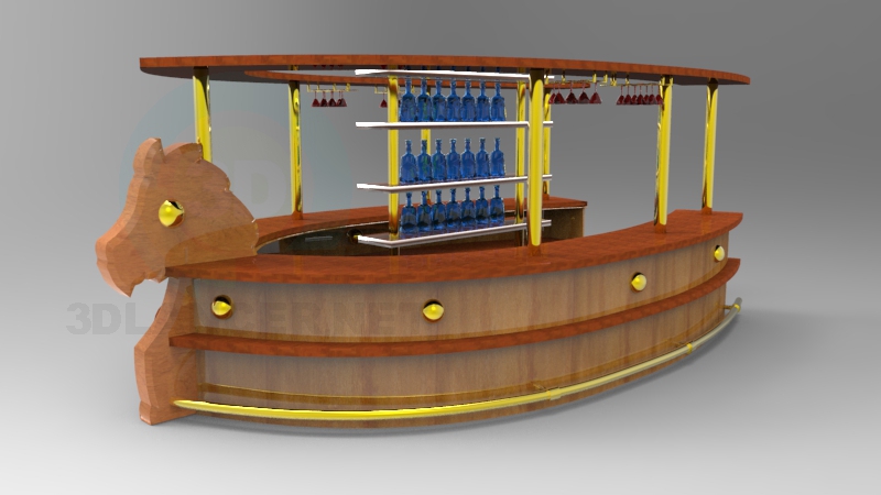 3d model Bar counter | 10116 | 3dlancer.net