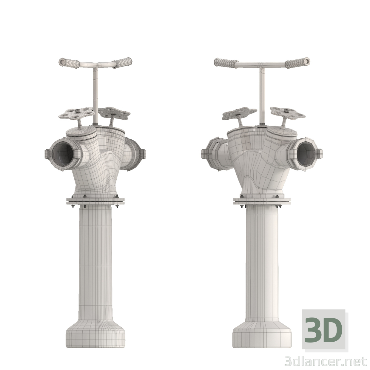 3d model Fire hydrant KPA | 105117 | 3dlancer.net
