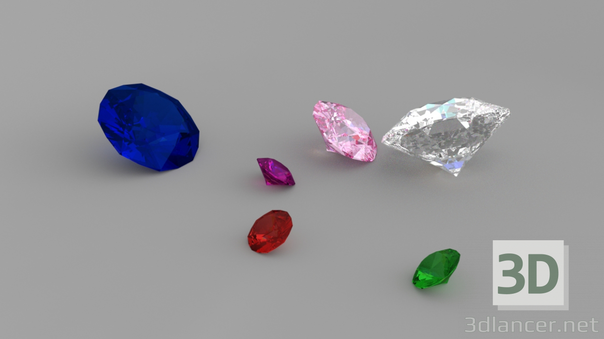 3d model Gems | 28119 | 3dlancer.net