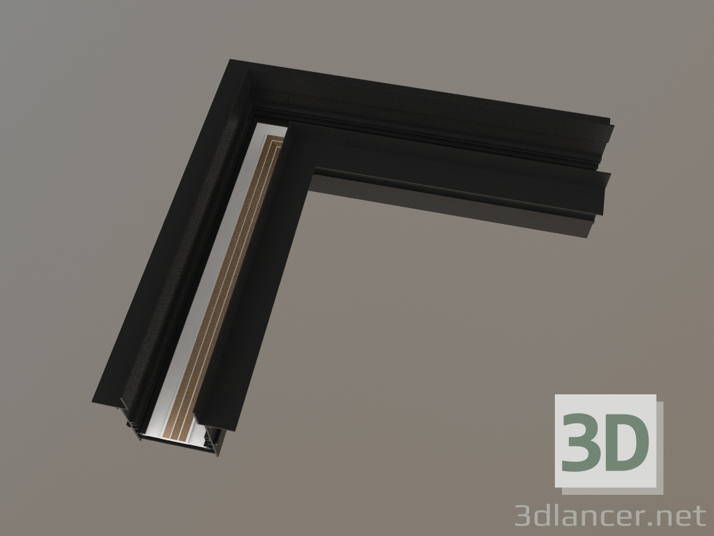 3d model Corner connector MAG-CON-4560-FDW-L90 (BK) | 88131 | 3dlancer.net