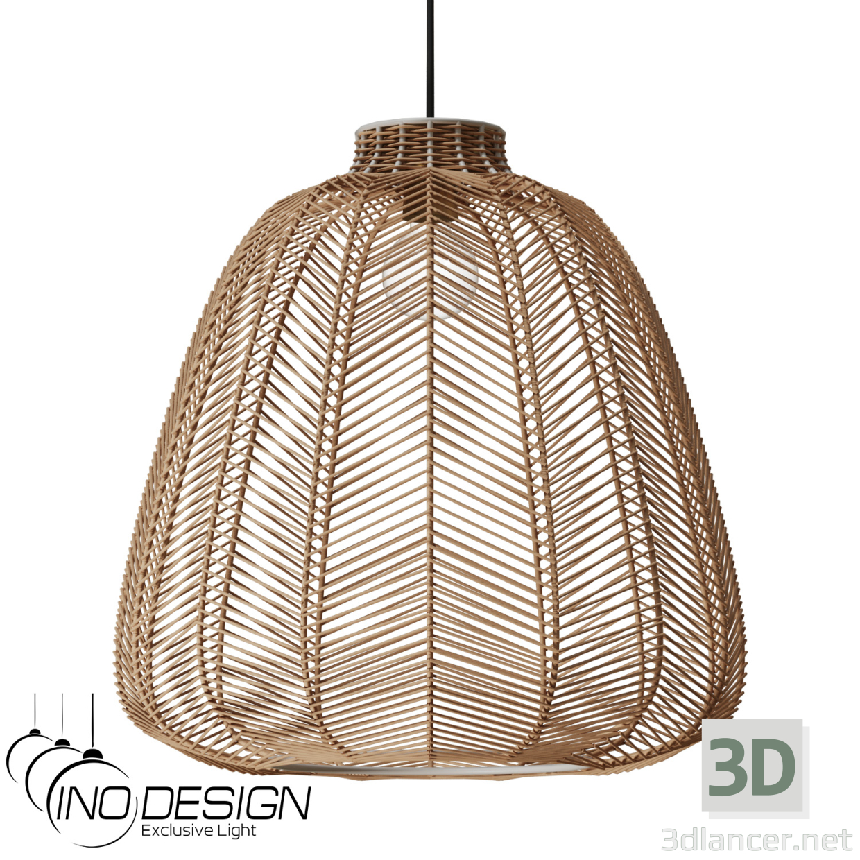 3d model Inodesign Rattan Ride 44.4001 | 90132 | 3dlancer.net