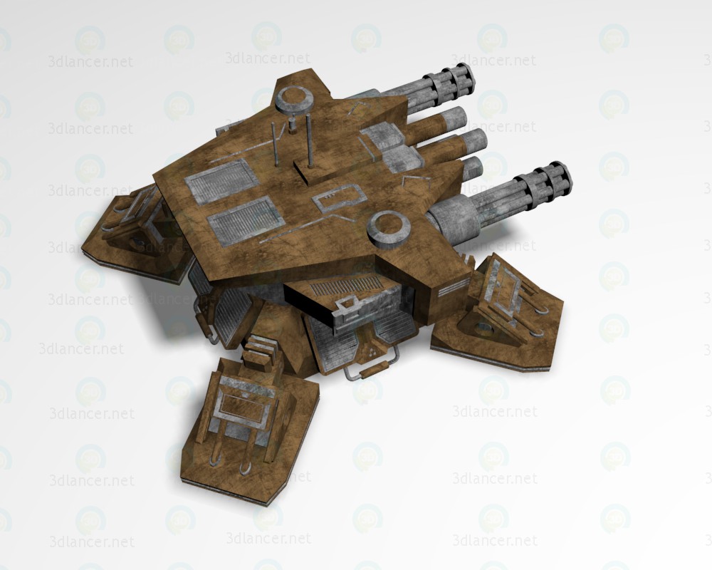 3d model Heavy defensive turret | 12136 | 3dlancer.net
