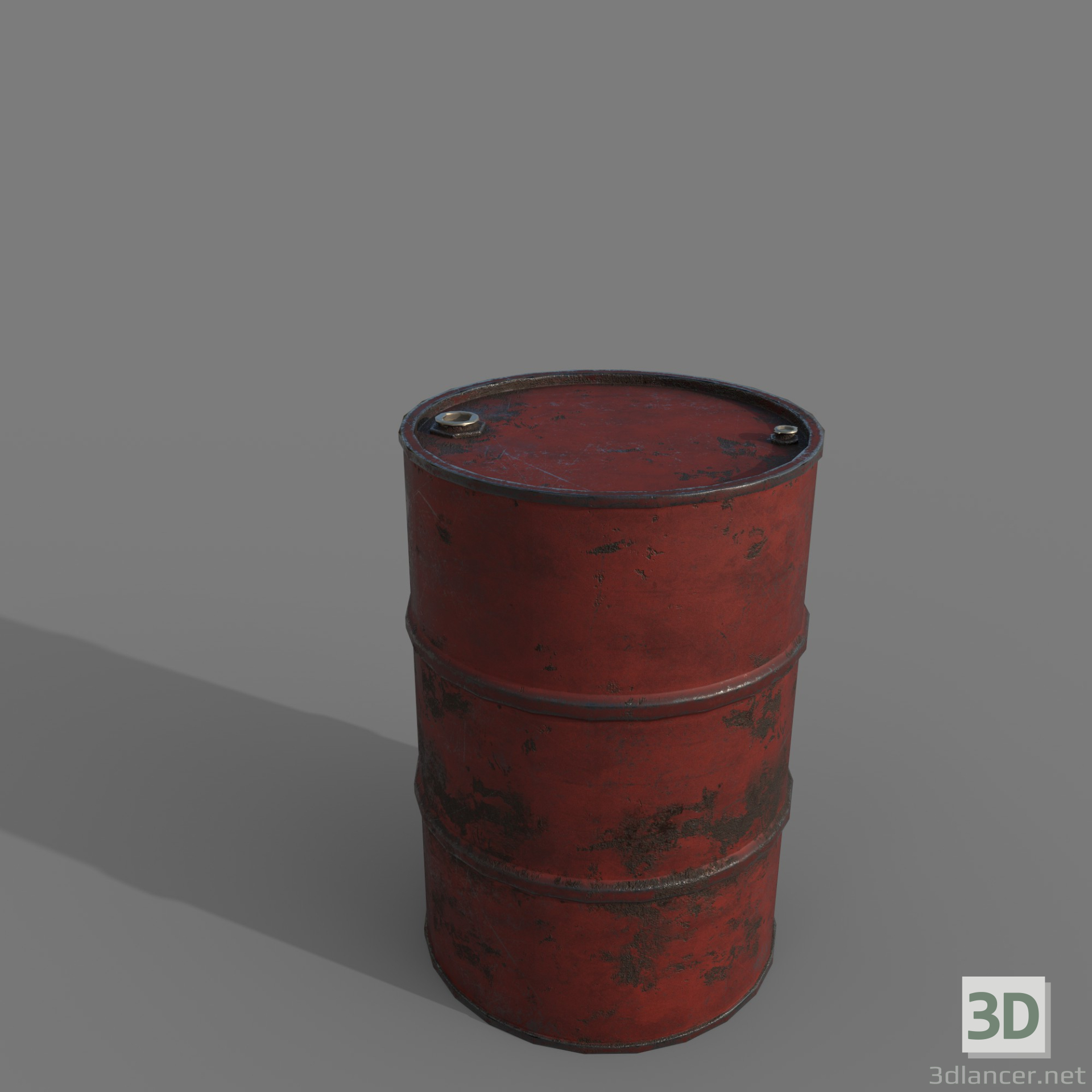 3d model Barrel 200 liters Red rust | 84141 | 3dlancer.net