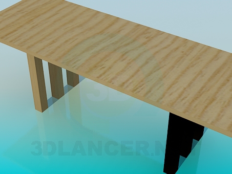 3d model Long table | 3143 | 3dlancer.net