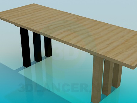 3d model Long table | 3143 | 3dlancer.net