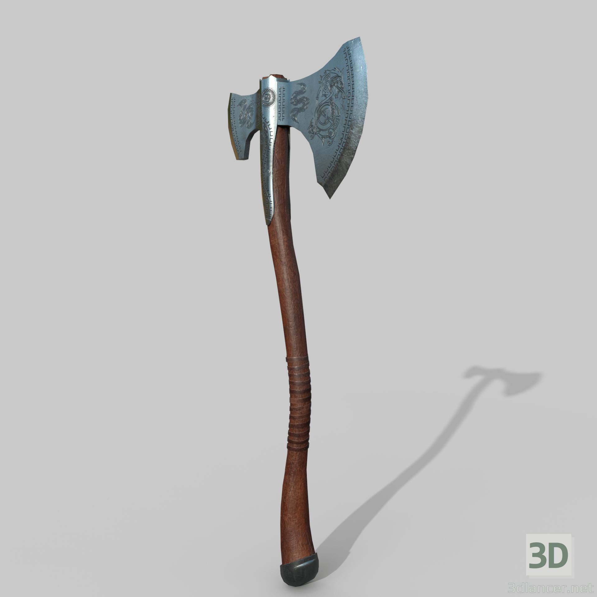 3d model Viking steel ax | 84145 | 3dlancer.net