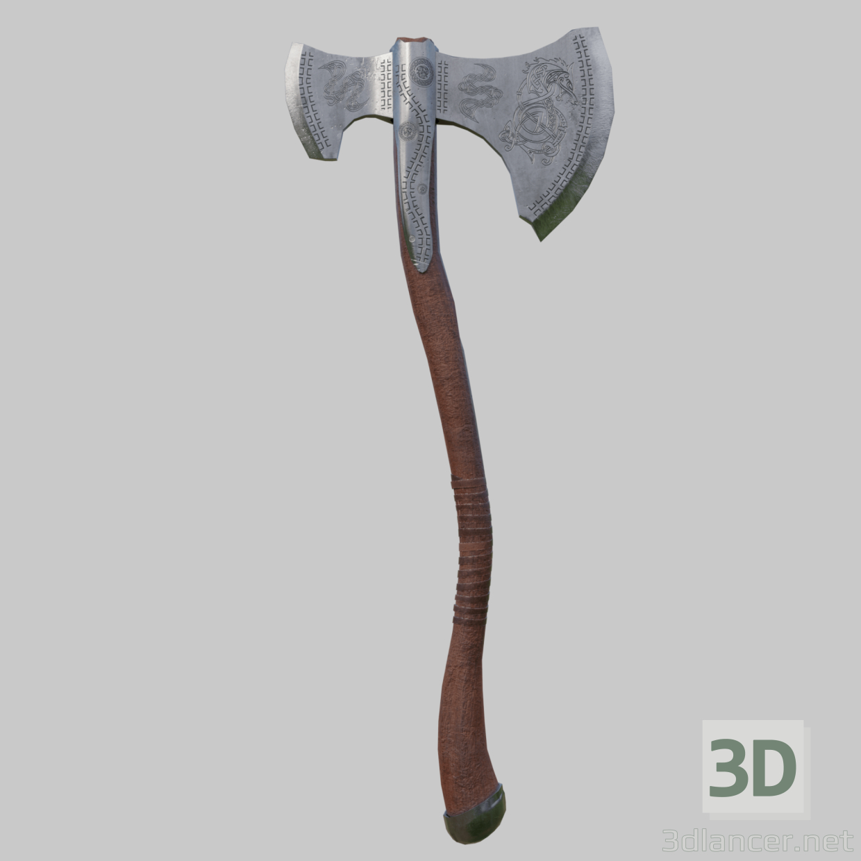 3d model Viking steel ax | 84145 | 3dlancer.net