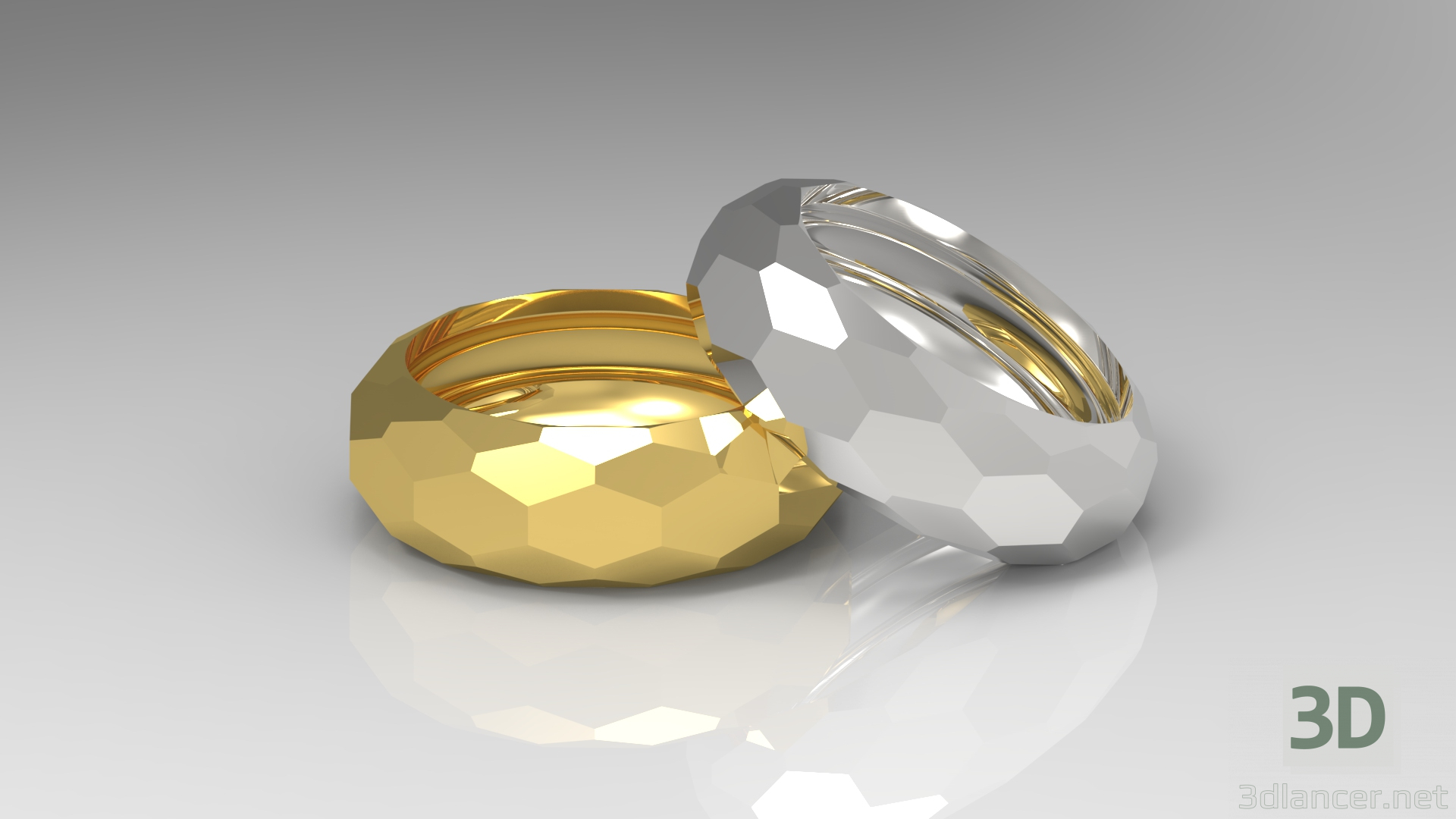 3d model Ring "Edge" | 31147 | 3dlancer.net