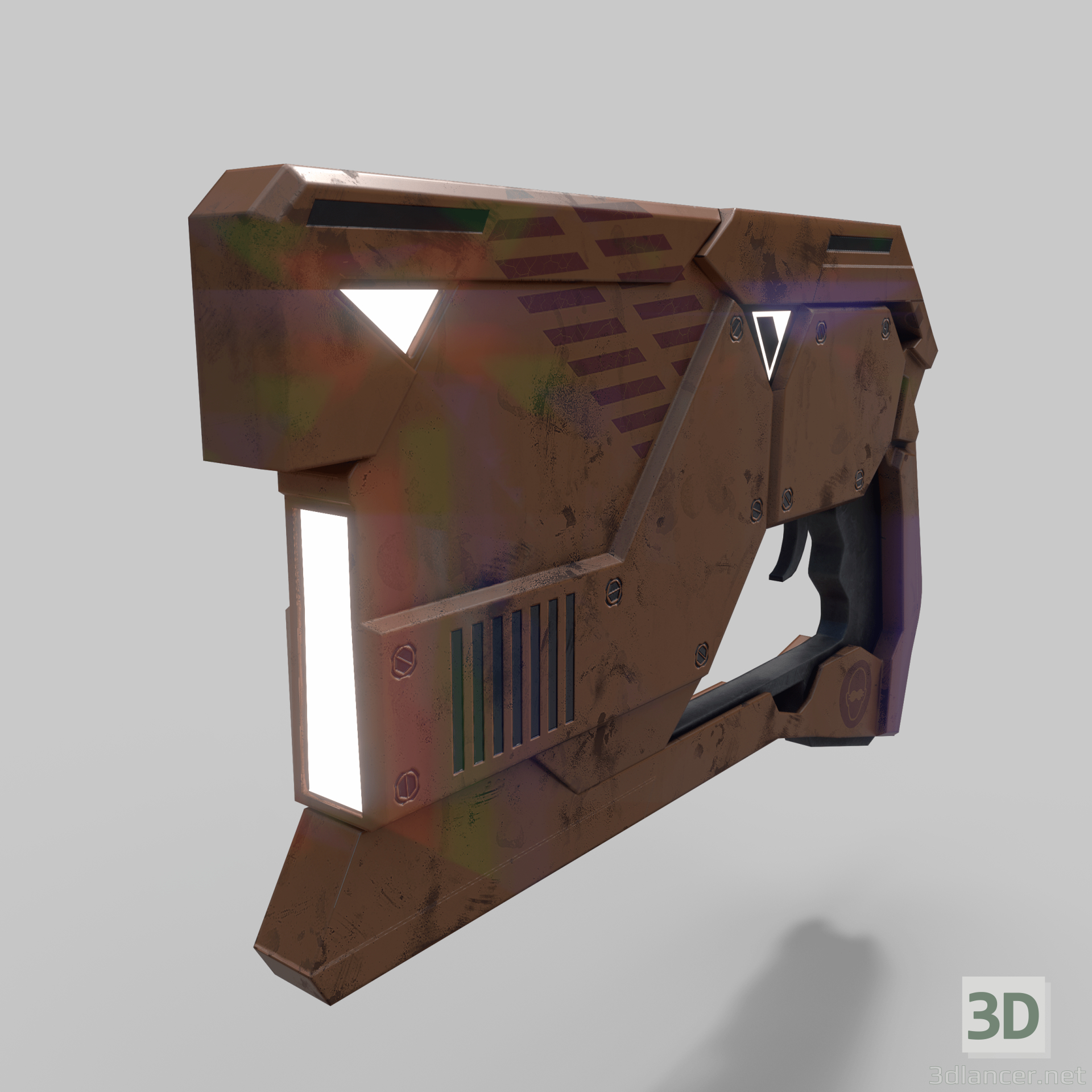 3d model sci fi blaster | 84147 | 3dlancer.net