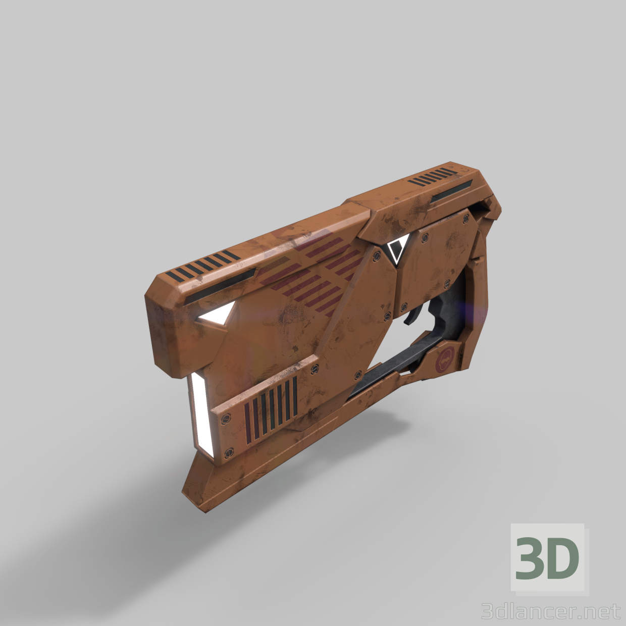 3d Model Sci Fi Blaster 84147