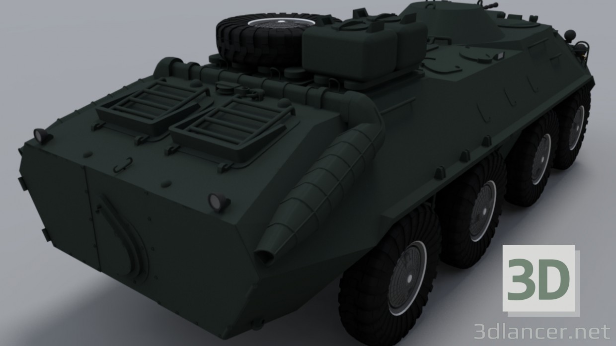 3d model BTR-80 | 16156 | 3dlancer.net