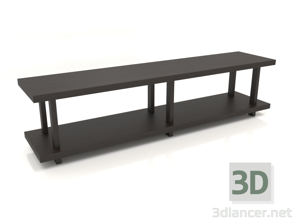 3d model Bookcase ST 01 (1800х400х450, wood brown dark) | 77157 ...
