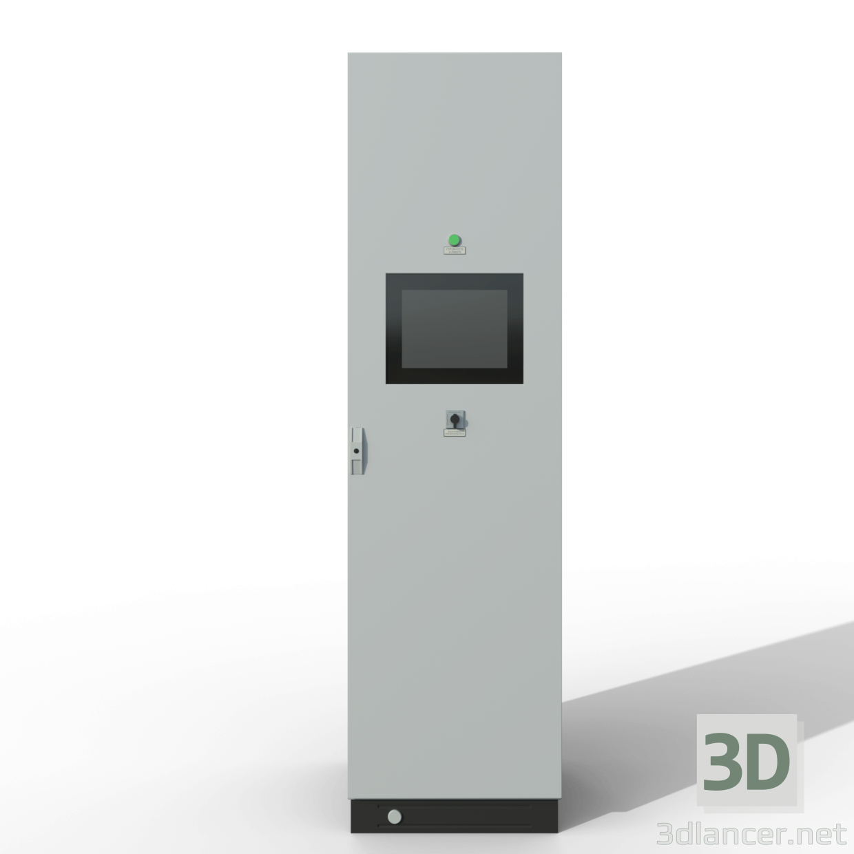 3d model Control cabinet with monitor | 101158 | 3dlancer.net