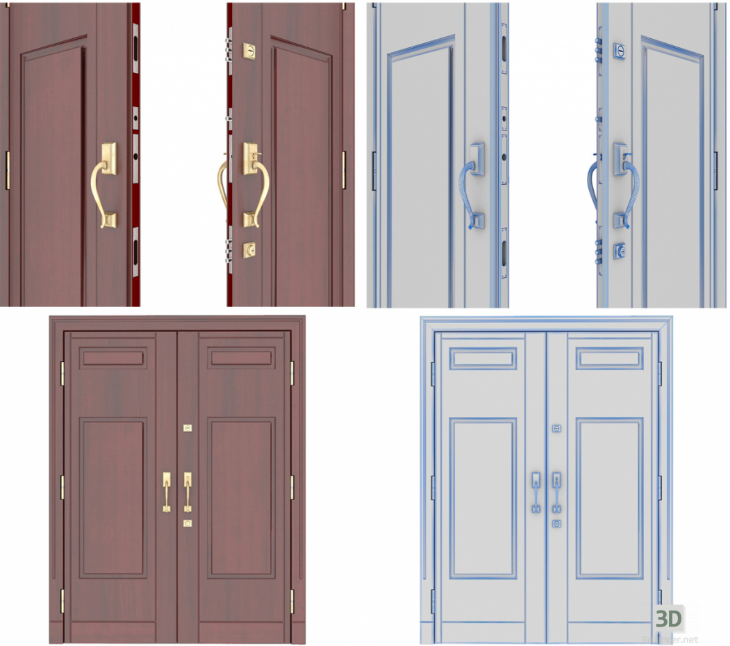 3d model Entrance Door | 53159 | 3dlancer.net