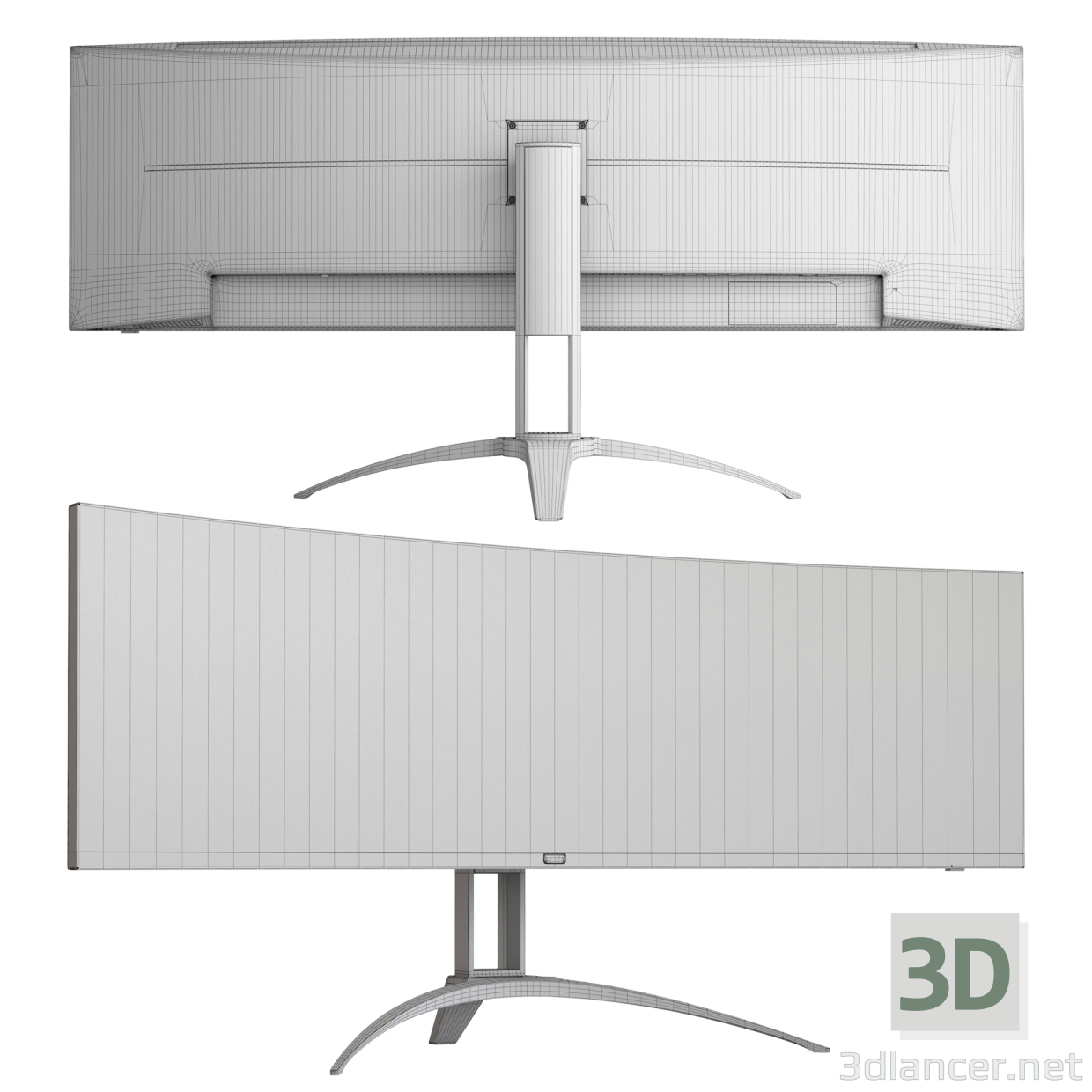 3d model Widescreen Monitor | 77166 | 3dlancer.net