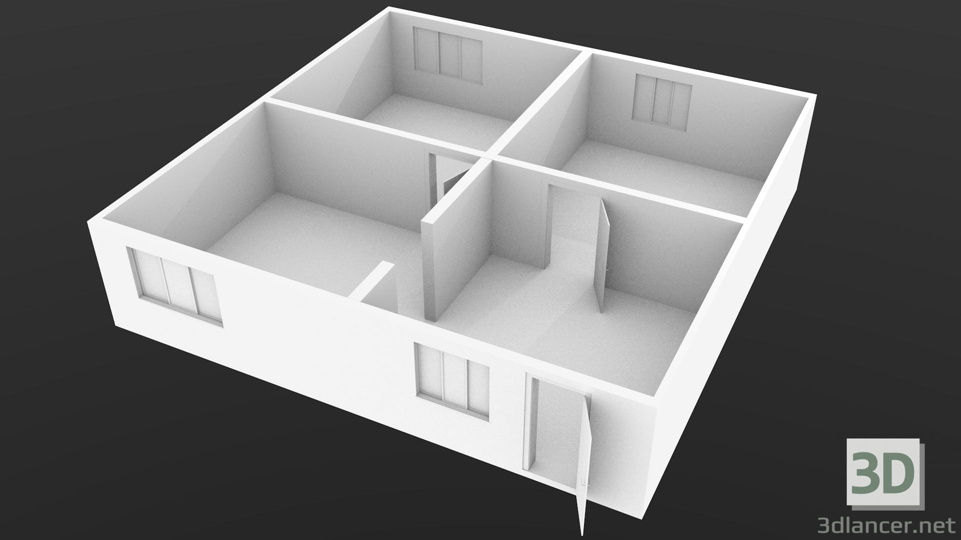 3d модель Дом | 28017 | 3dlancer.net