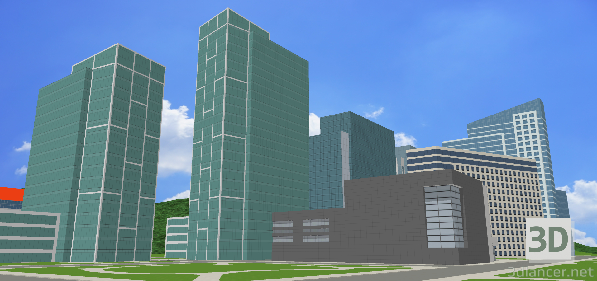 Modelo 3d Edificio | 39017 | 3dlancer.net