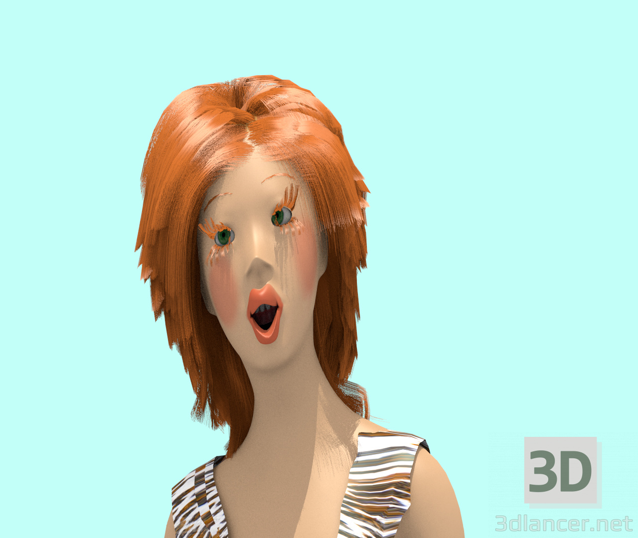 Modelo 3d Personagem para desenho animado | 17175 | 3dlancer.net