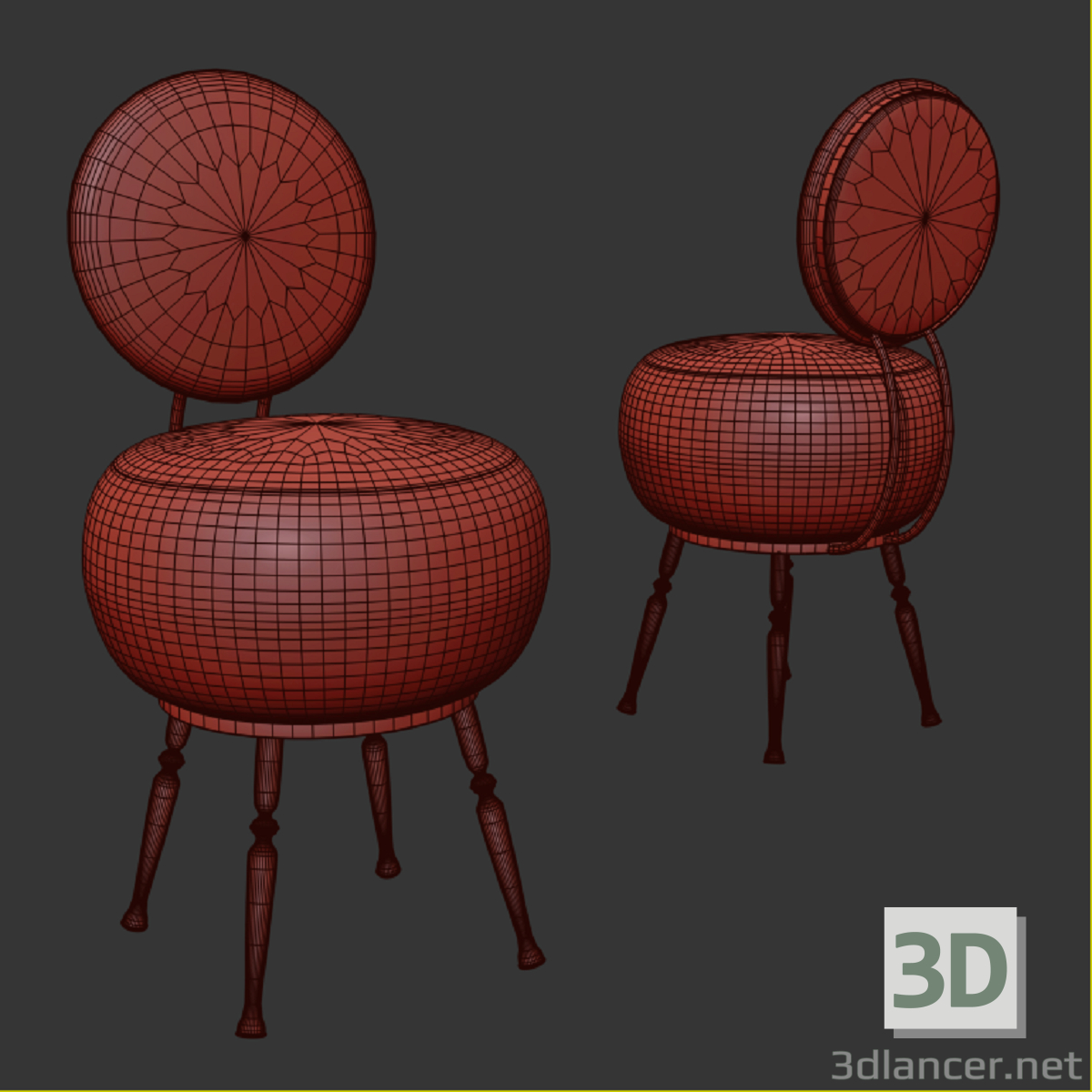 3d model Pouf Forte | 87181 | 3dlancer.net