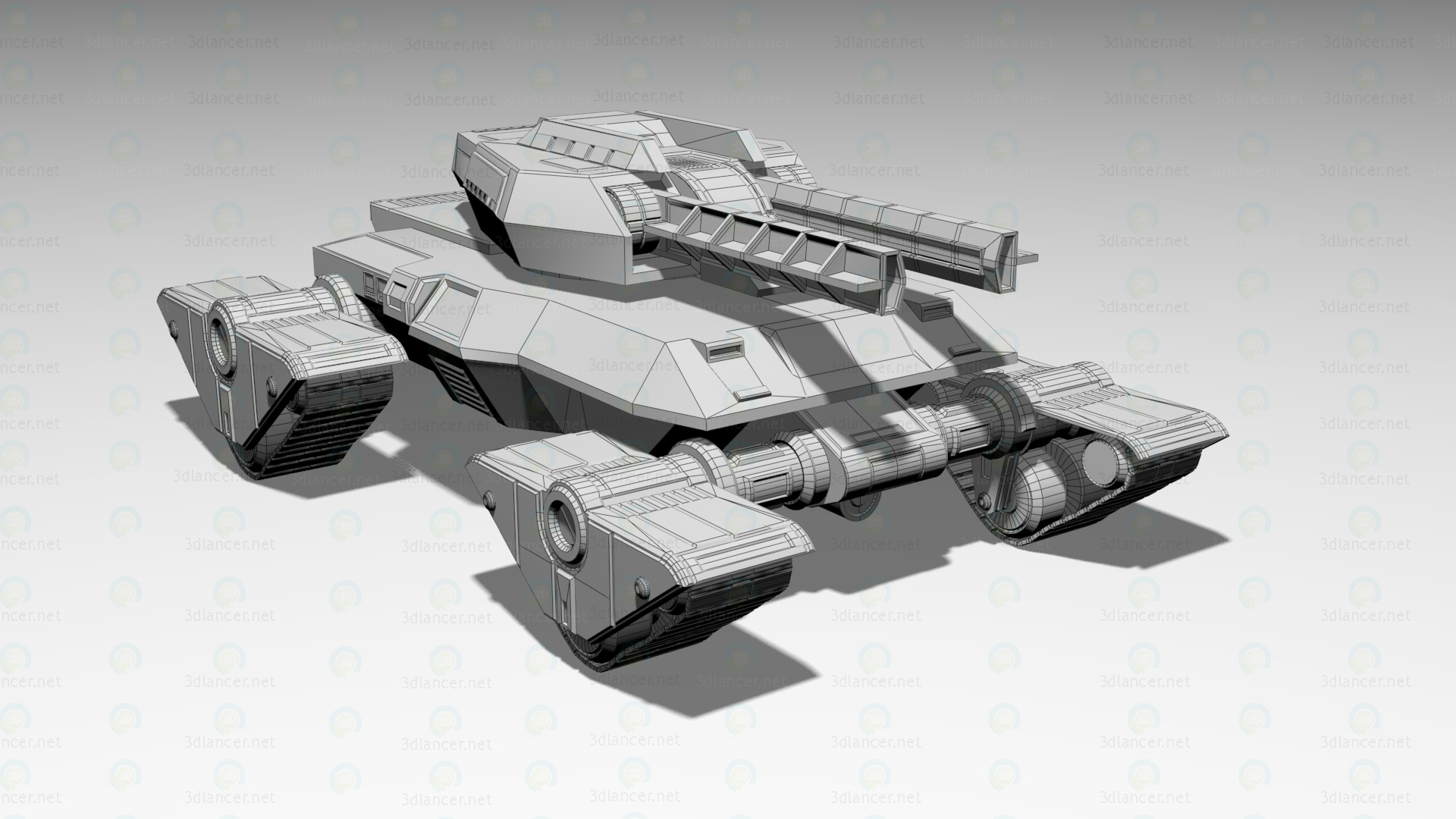3d model Tank "Gladiator" | 12184 | 3dlancer.net