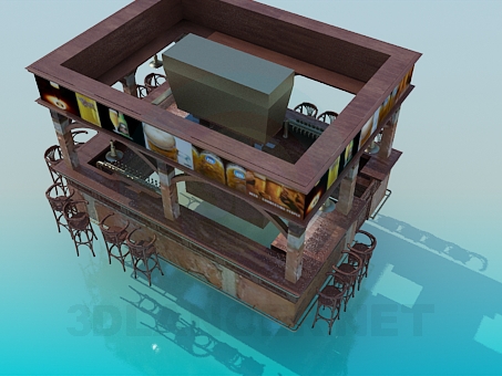 3d model brasserie | 2199 | 3dlancer.net