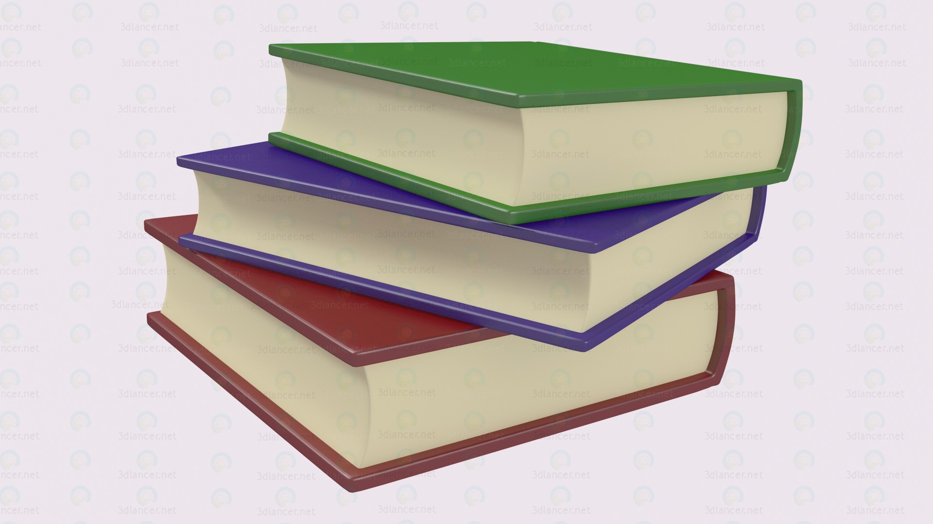 3d model Stack of books | 11203 | 3dlancer.net